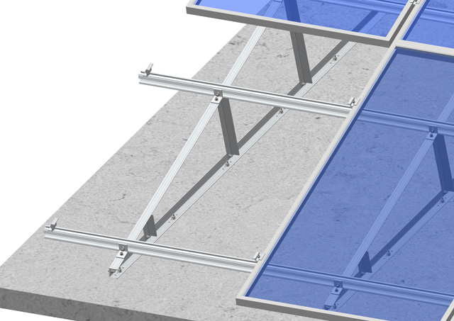 Flat Roof -Angle Bar Triangle Kit - Buy Tile Roof Mount System, roof ...